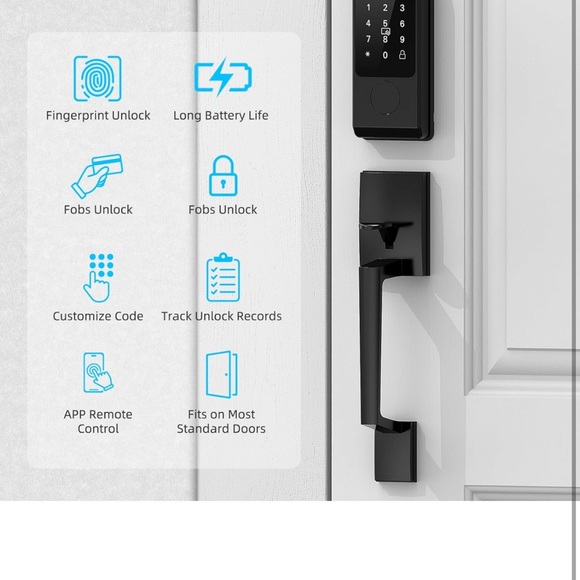 Miuedo | Other | Wifi Front Door Lock Sets For Front Door With ...